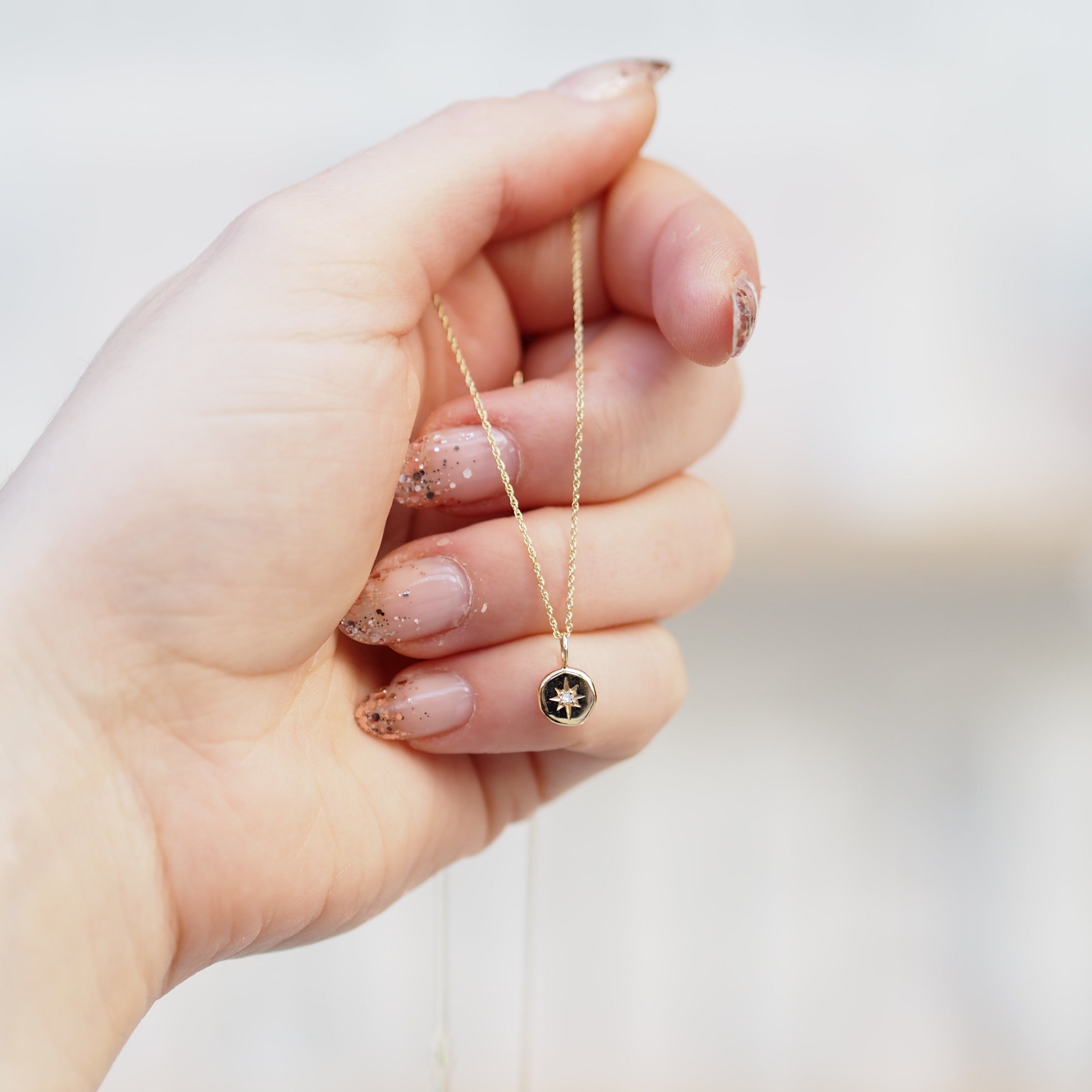 Star Set Diamond Necklace in Solid Gold – RUBY TYNAN JEWELLERY